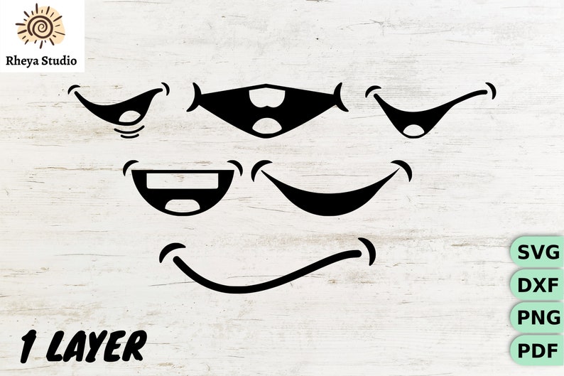 Smile Svg Happy Face Svg Digital Download Svg Dxf Png - Etsy