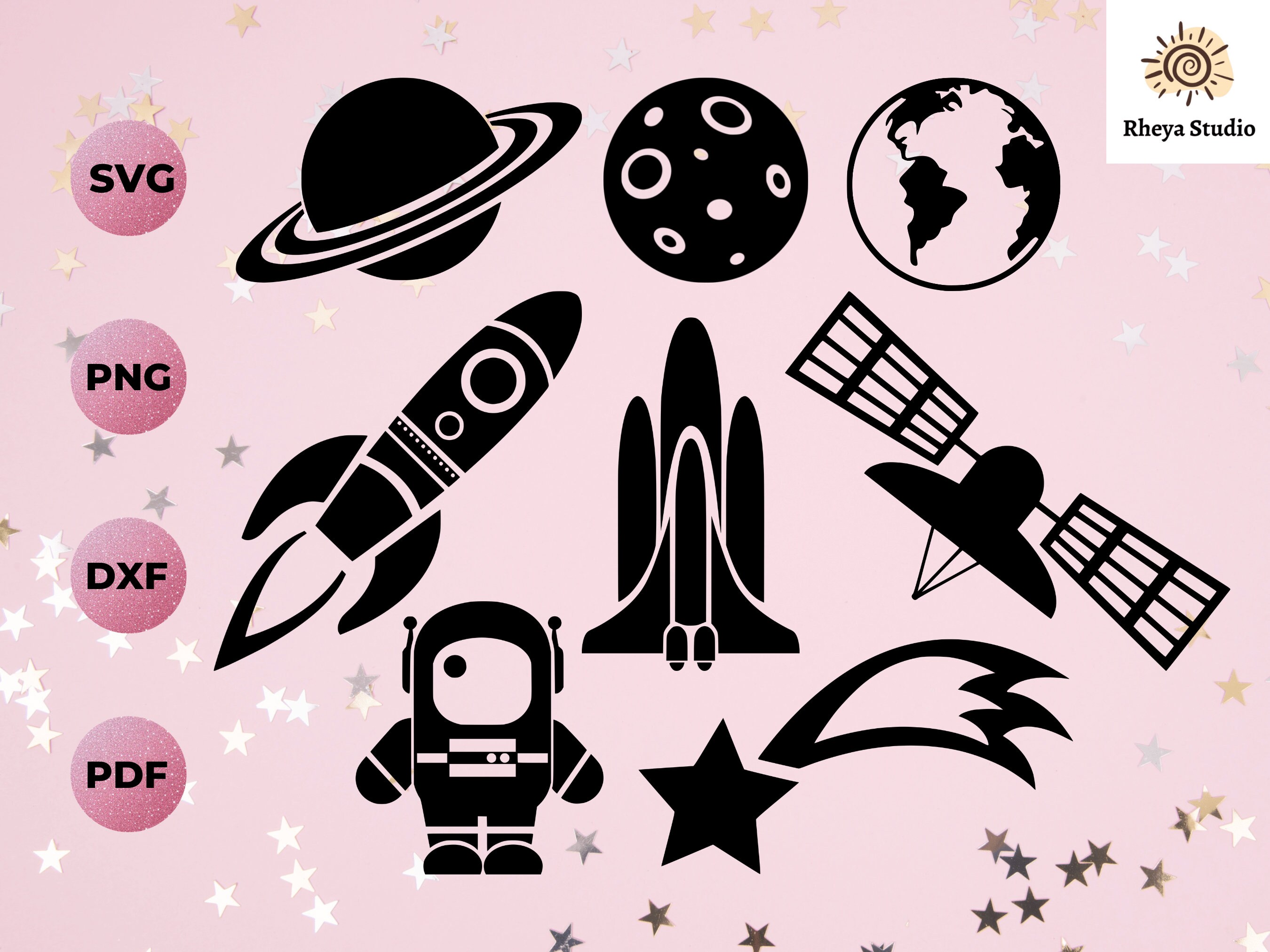Space Svg Astronaut Svg Outer Space Svg Galaxy Svg - Etsy Canada