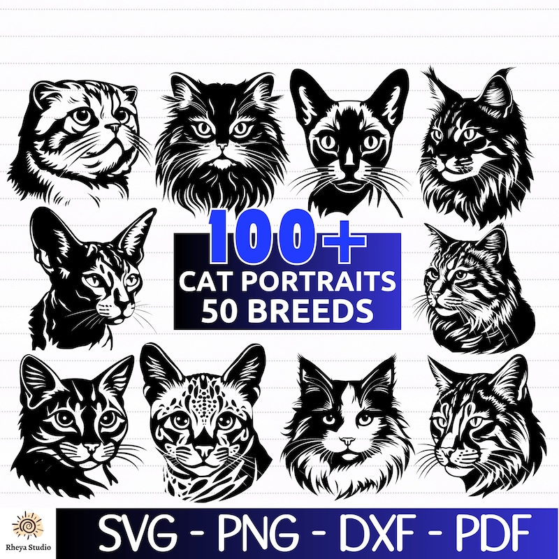 Cat Svg File - Etsy