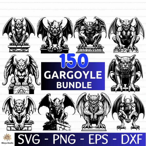 Gothic Statue Svg - Etsy UK