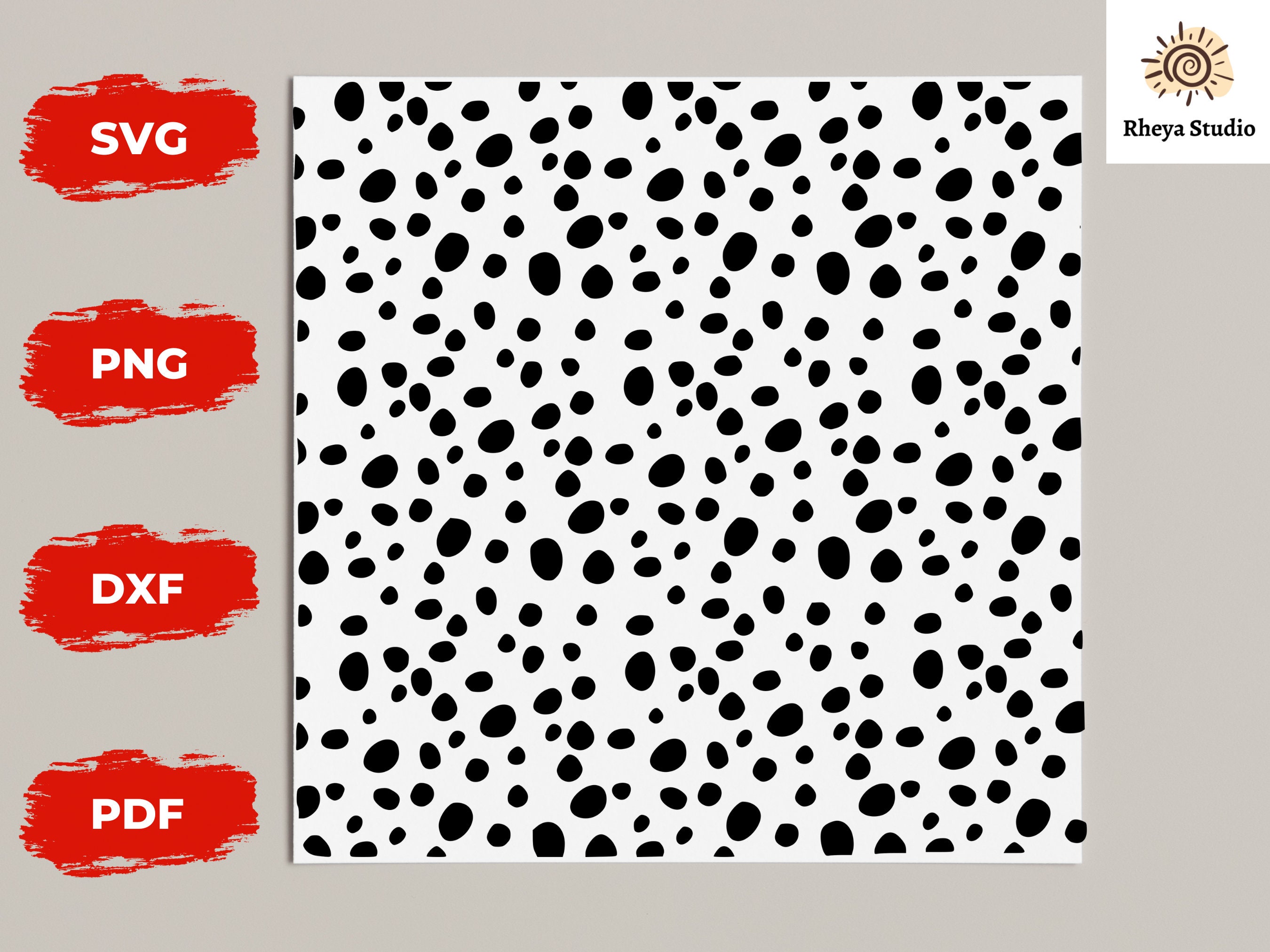 Dalmatian Pattern Svg Dalmatian Spots Svg Digital Download - Etsy