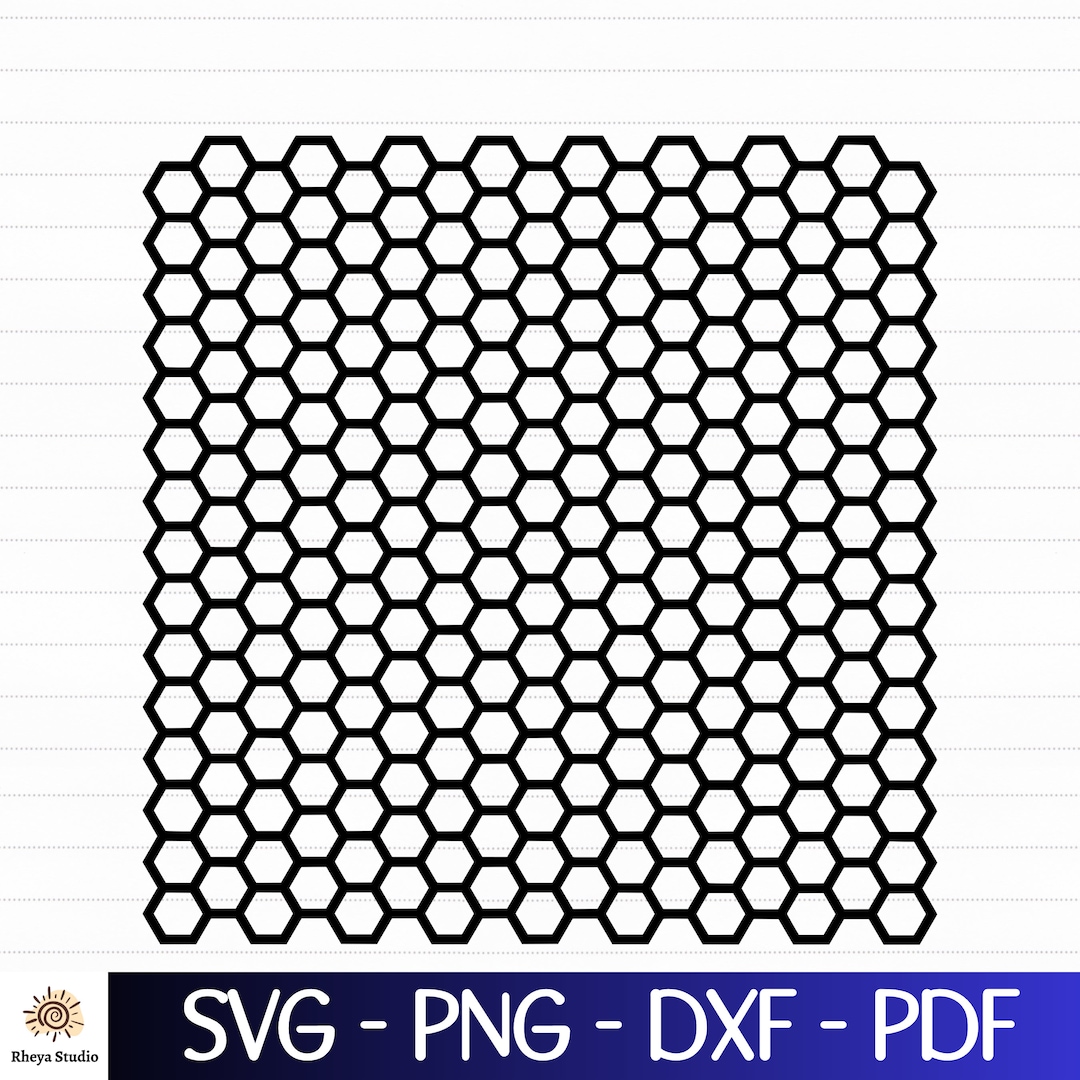 Honeycomb Pattern Svg Digital Download Svg, Dxf, Png, Pdf, Beecomb Svg ...