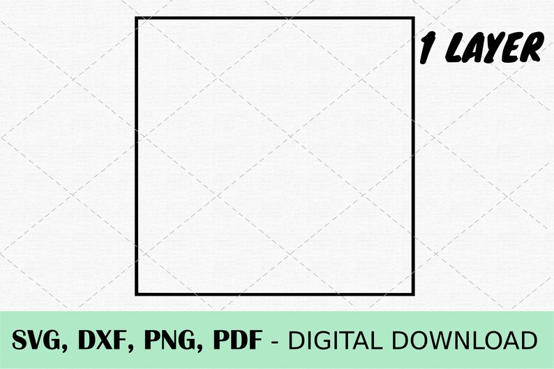 Square Frame Svg Bundle Digital Download Svg Dxf Png Pdf - Etsy