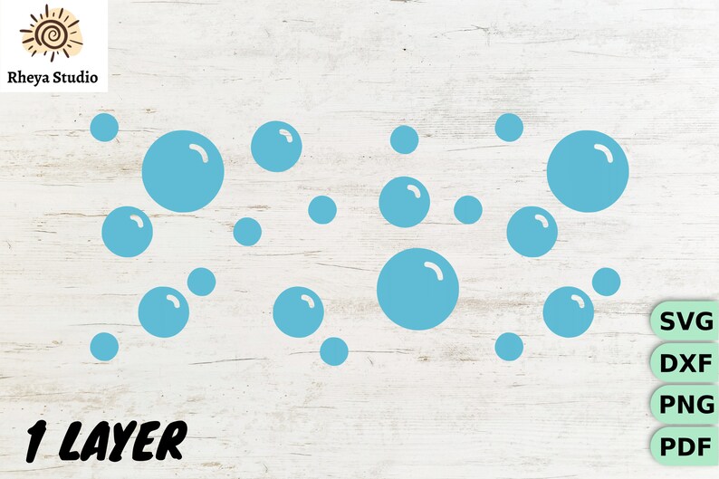 Burbujas svg descarga digital svg dxf png pdf - Etsy México