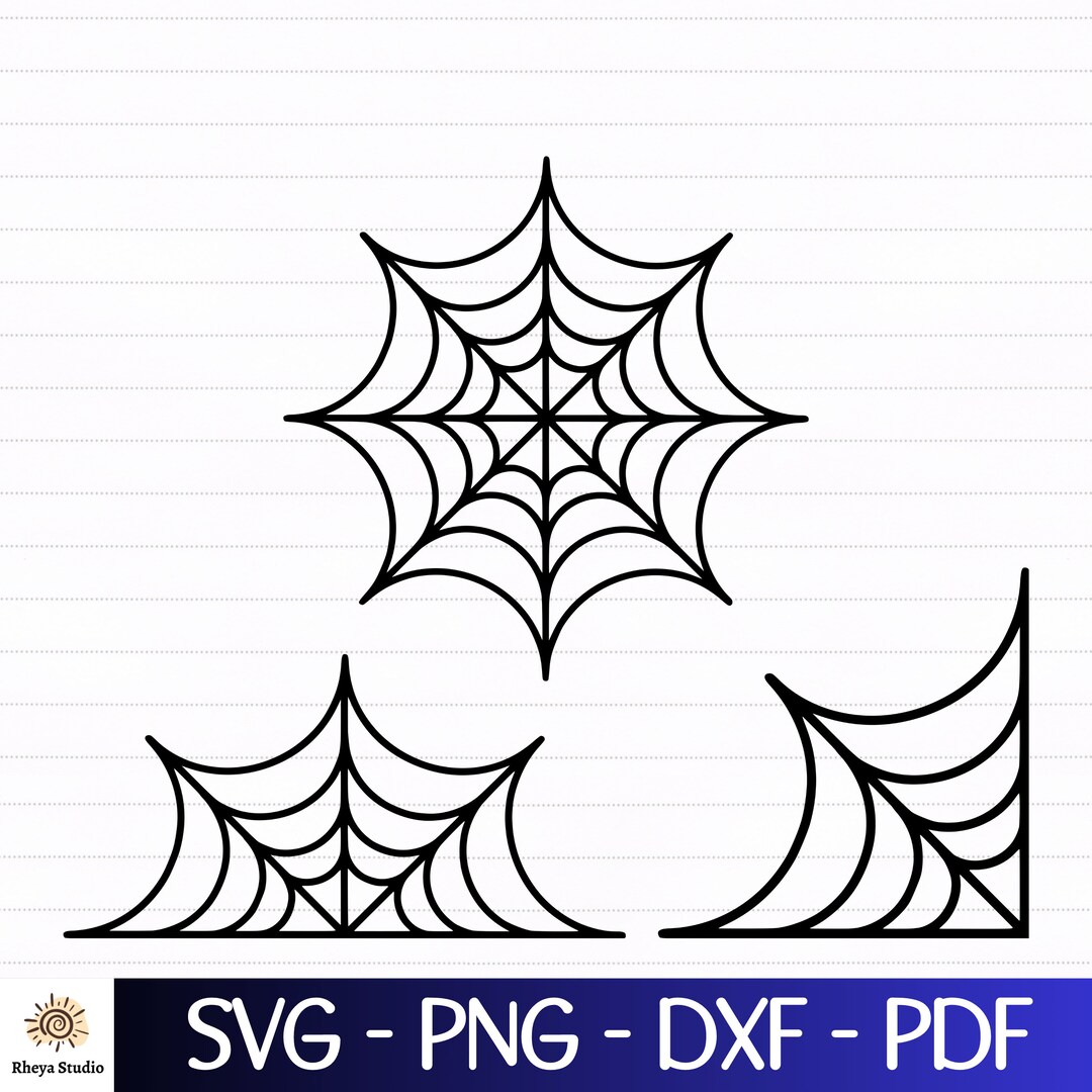 Halloween Svg Split Spiderweb Svg Split Spiderweb Svg - Etsy