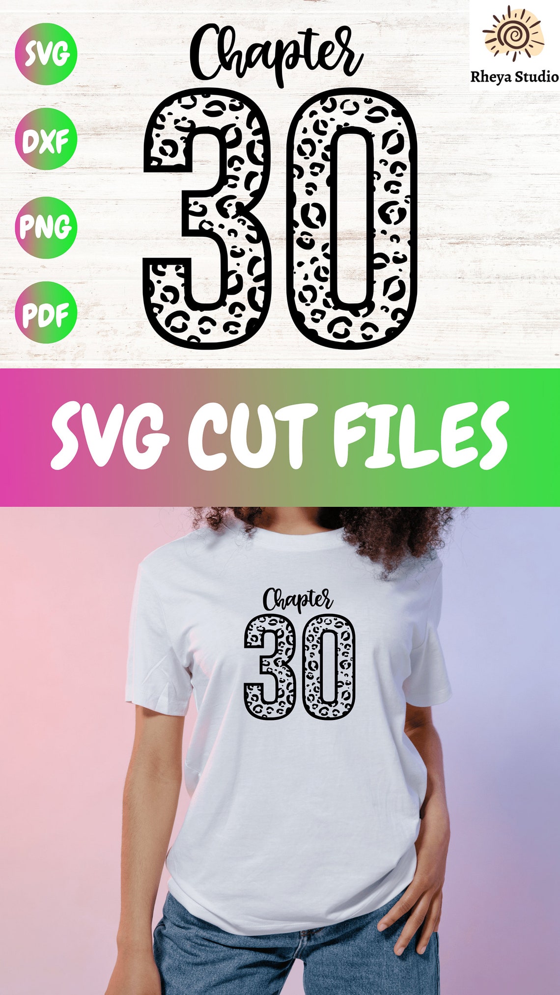 Leopard Chapter 30 Svg 30th Birthday Svg Thirty Birthday Svg - Etsy