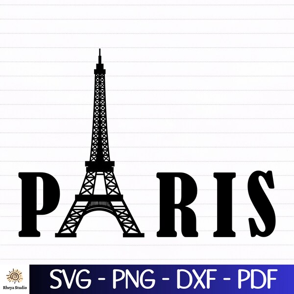 Paris Text - Etsy