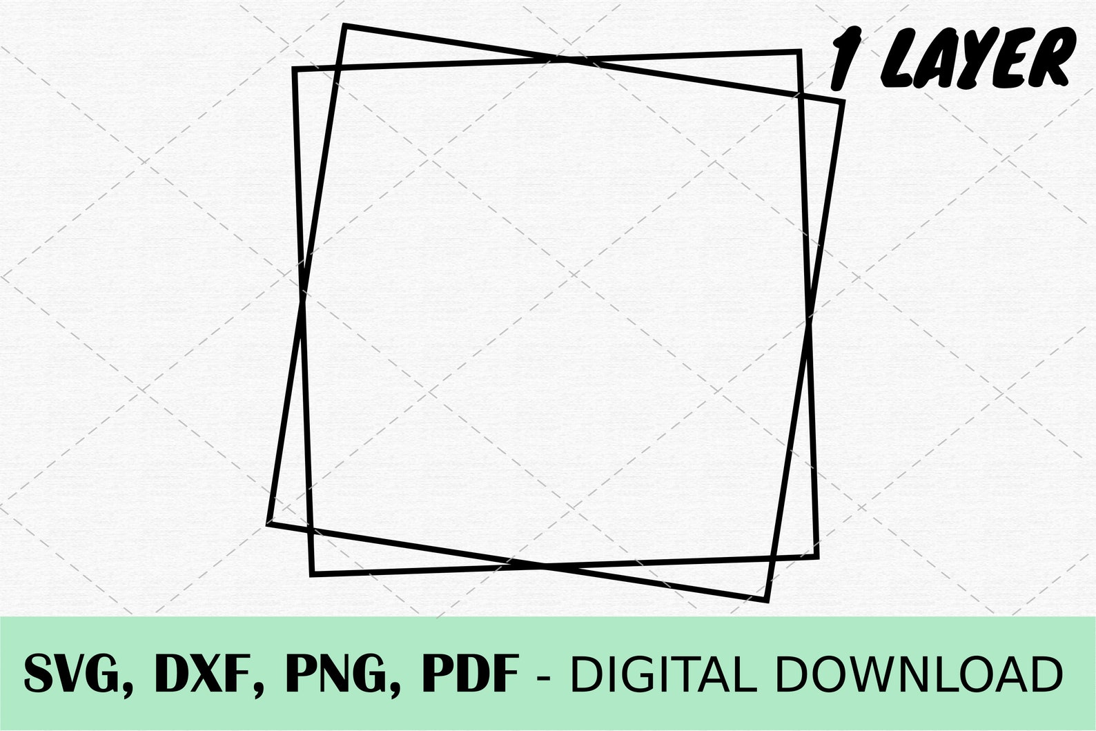 Square Frame Svg Bundle Digital Download Svg Dxf Png Pdf | Etsy