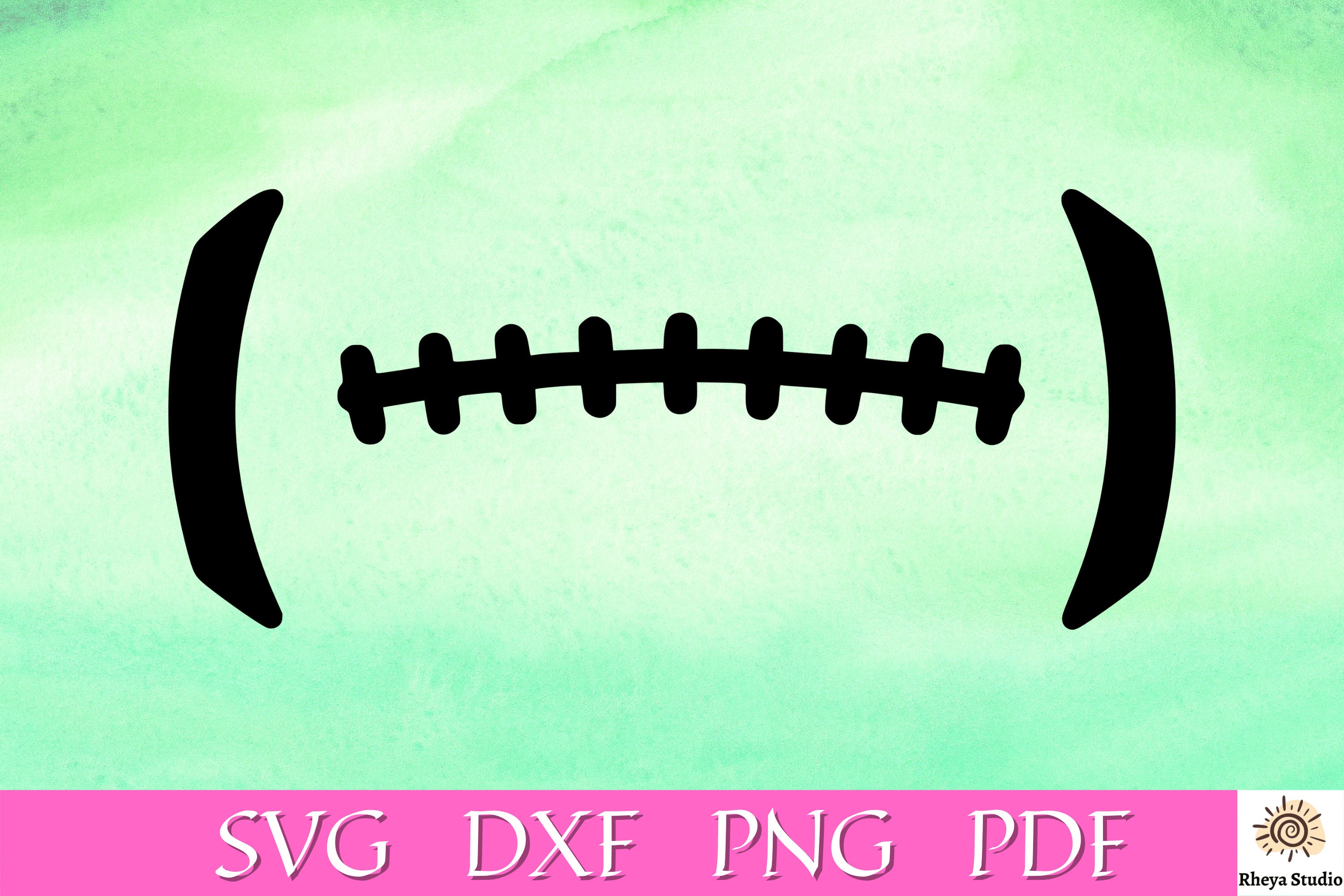 Football Stitches Svg, Football Laces Svg, Football Svg - Digital ...