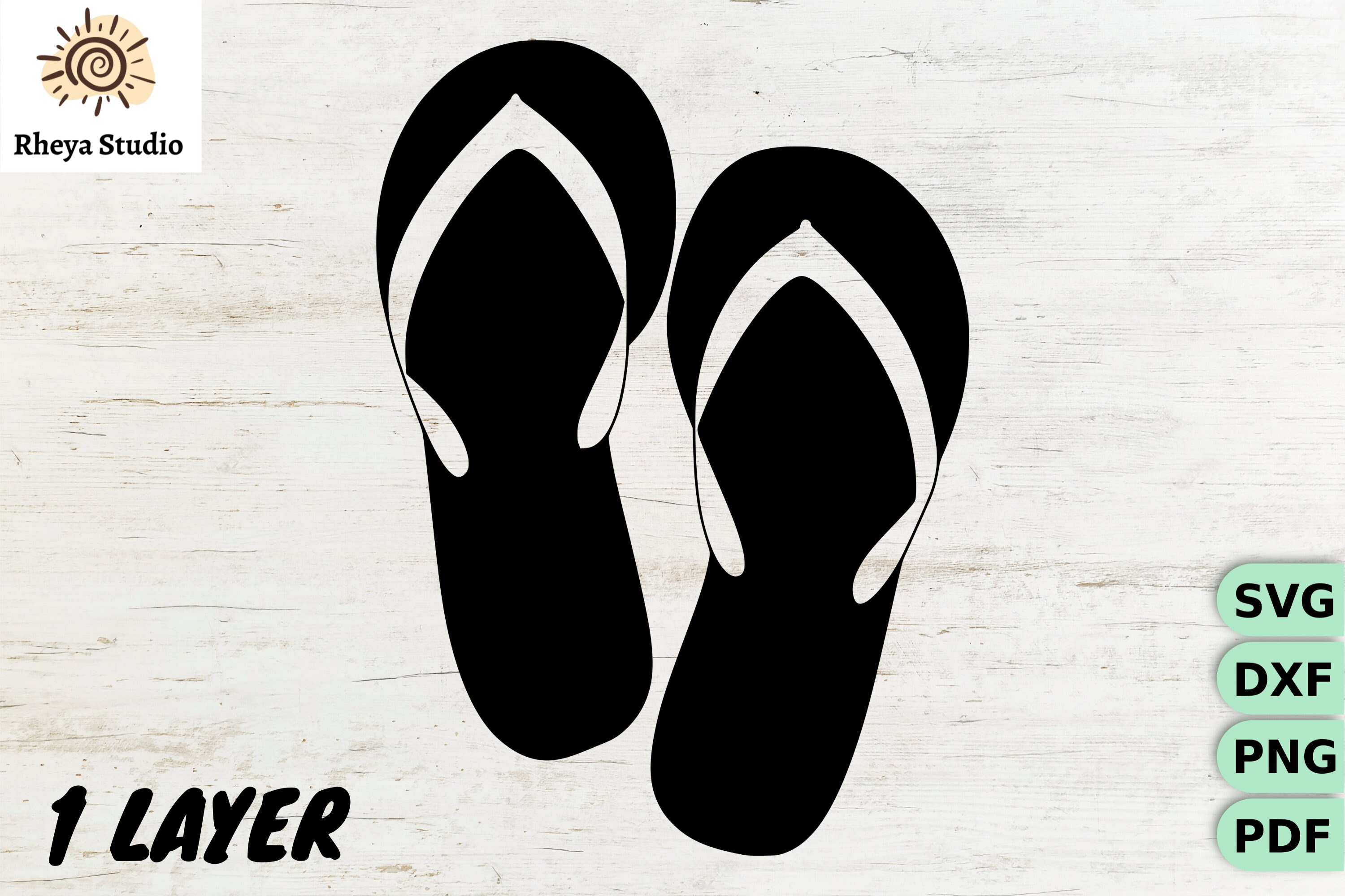 Flip Flops Svg Sandals Svg Summer Svg Digital Download - Etsy