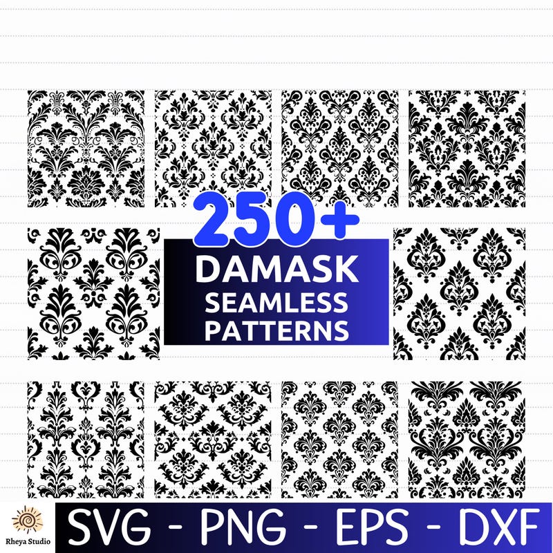 Damask Wallpaper Prints - Etsy UK