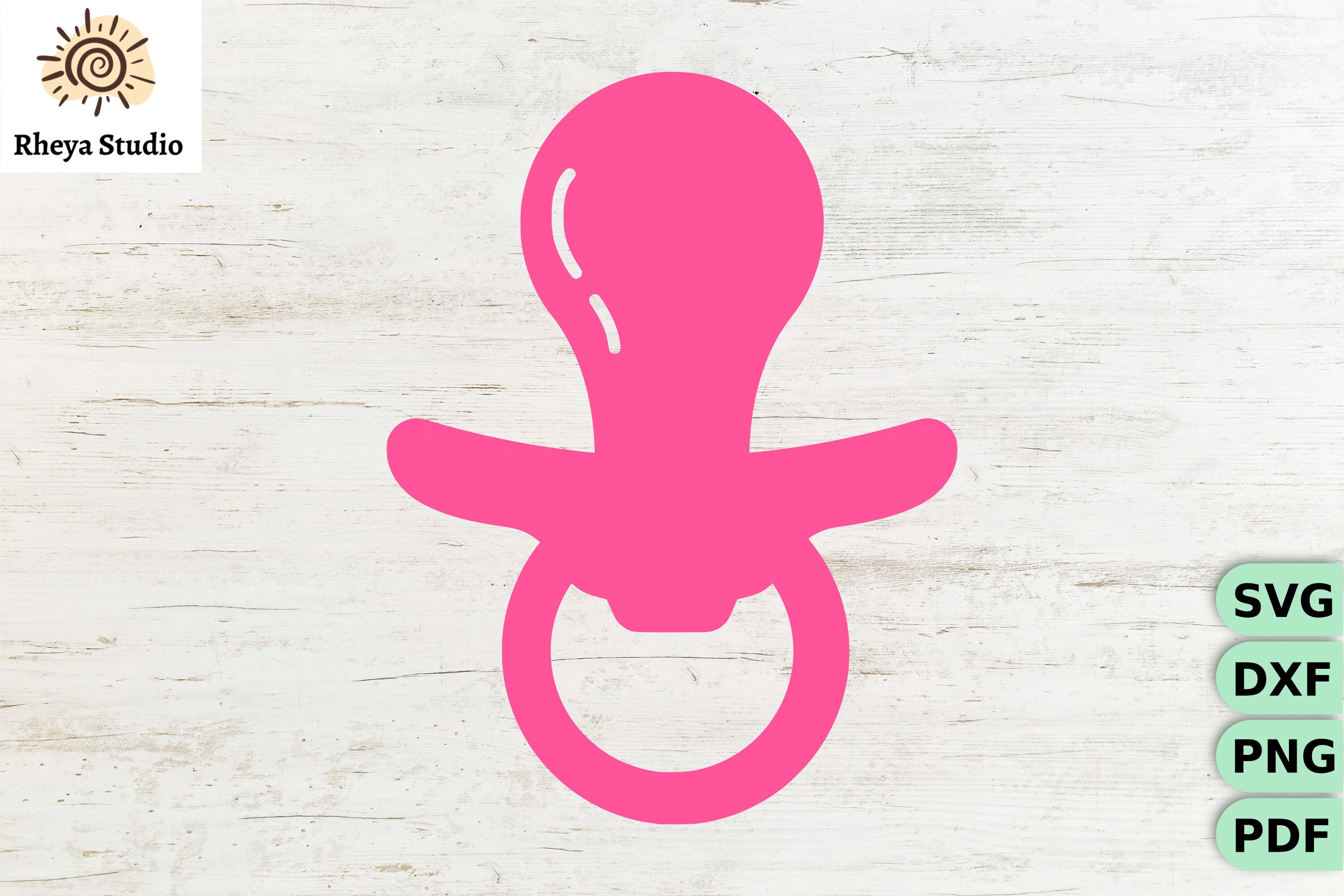 Baby Pacifier Svg Pink Pacifier Svg Blue Pacifier Svg - Etsy