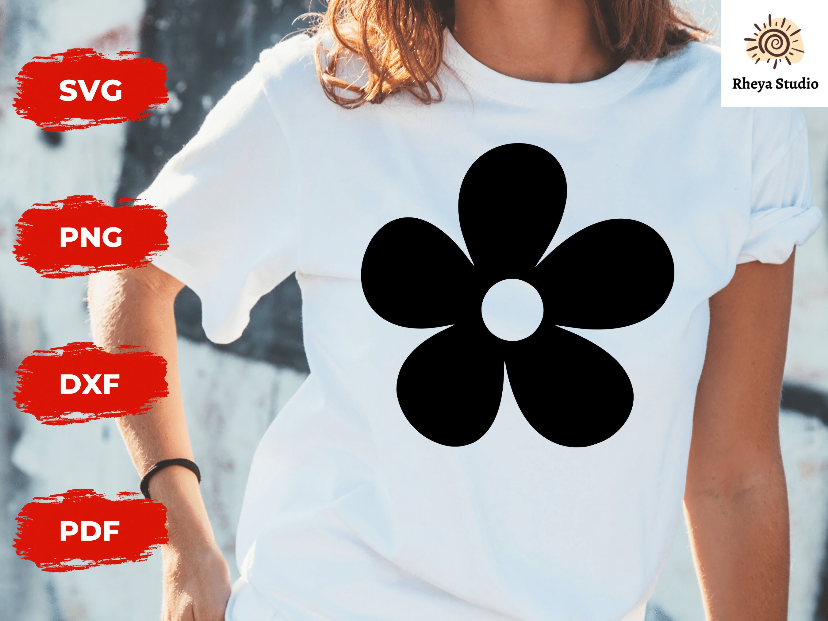 Hippie Flower Svg Hippie Daisy Svg Digital Download Svg - Etsy UK