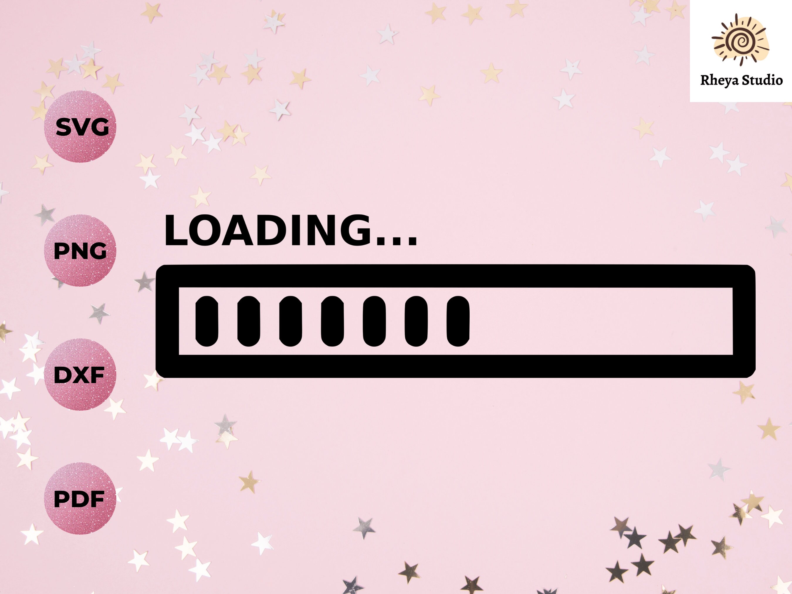 Loading Bar Svg Loading Svg Digital Download Svg Dxf Png - Etsy