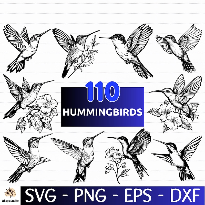 Laser Cut Design Hummingbird - Etsy UK