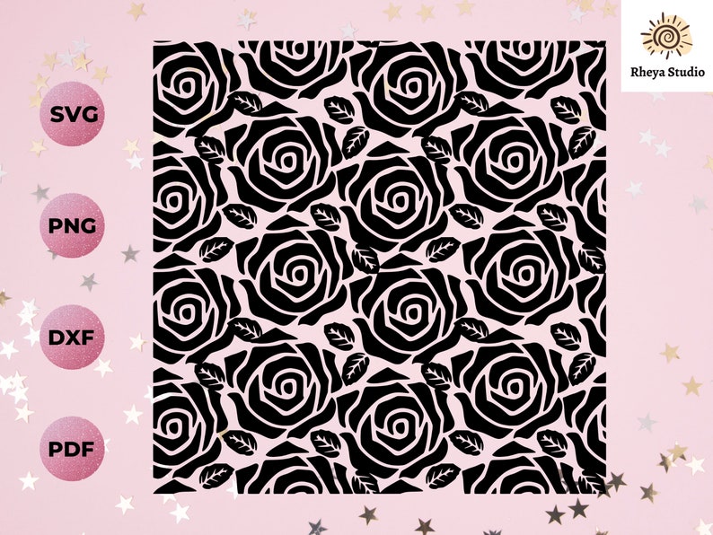 Floral Pattern Svg Flower Pattern Svg Digital Download Svg - Etsy
