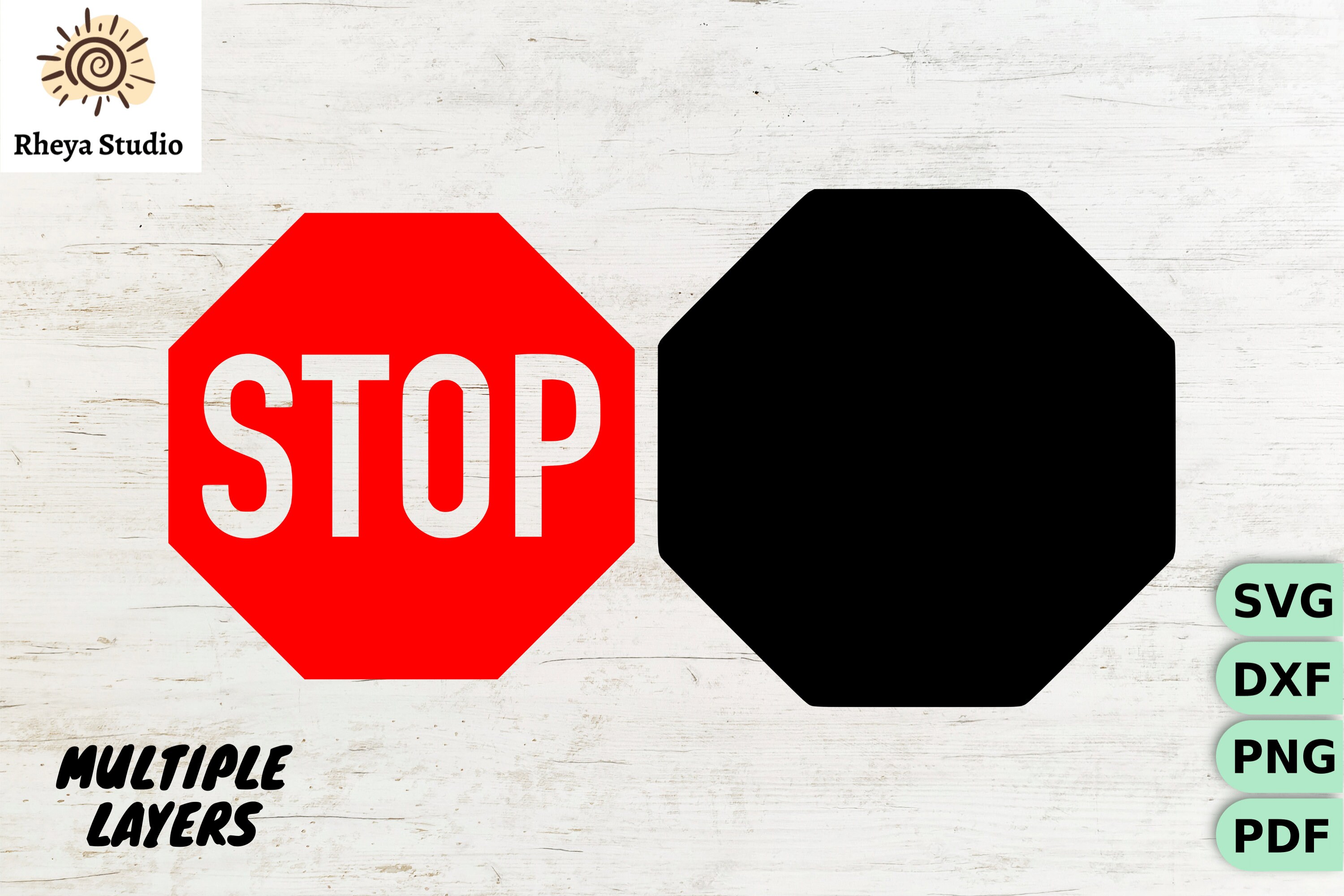 Stop Sign Svg Stop Svg Digital Download Svg Dxf Png Pdf - Etsy