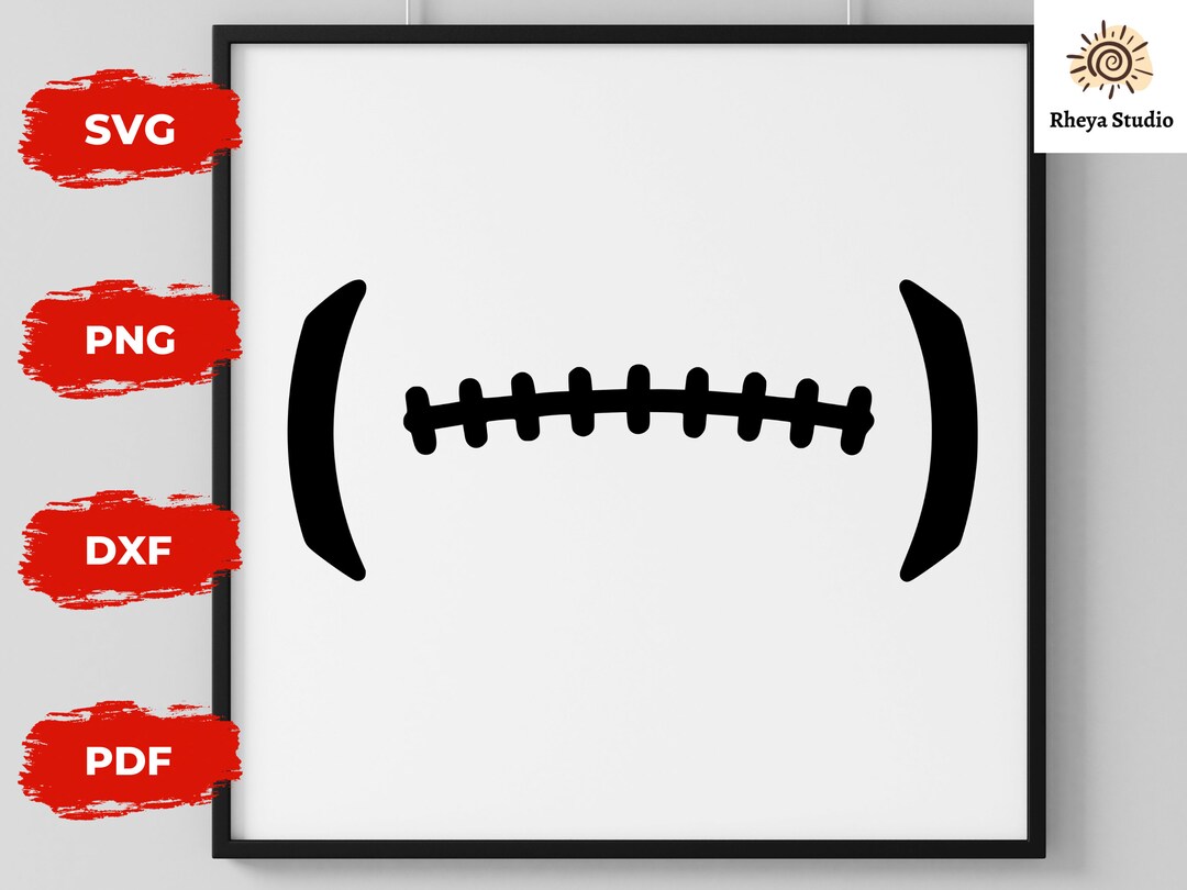 Football Stitches Svg Football Laces Svg Football Svg - Etsy