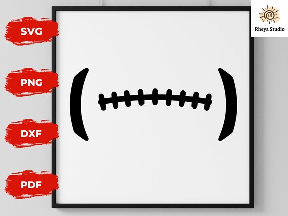 Football Stitches Svg Football Laces Svg Football Svg - Etsy UK