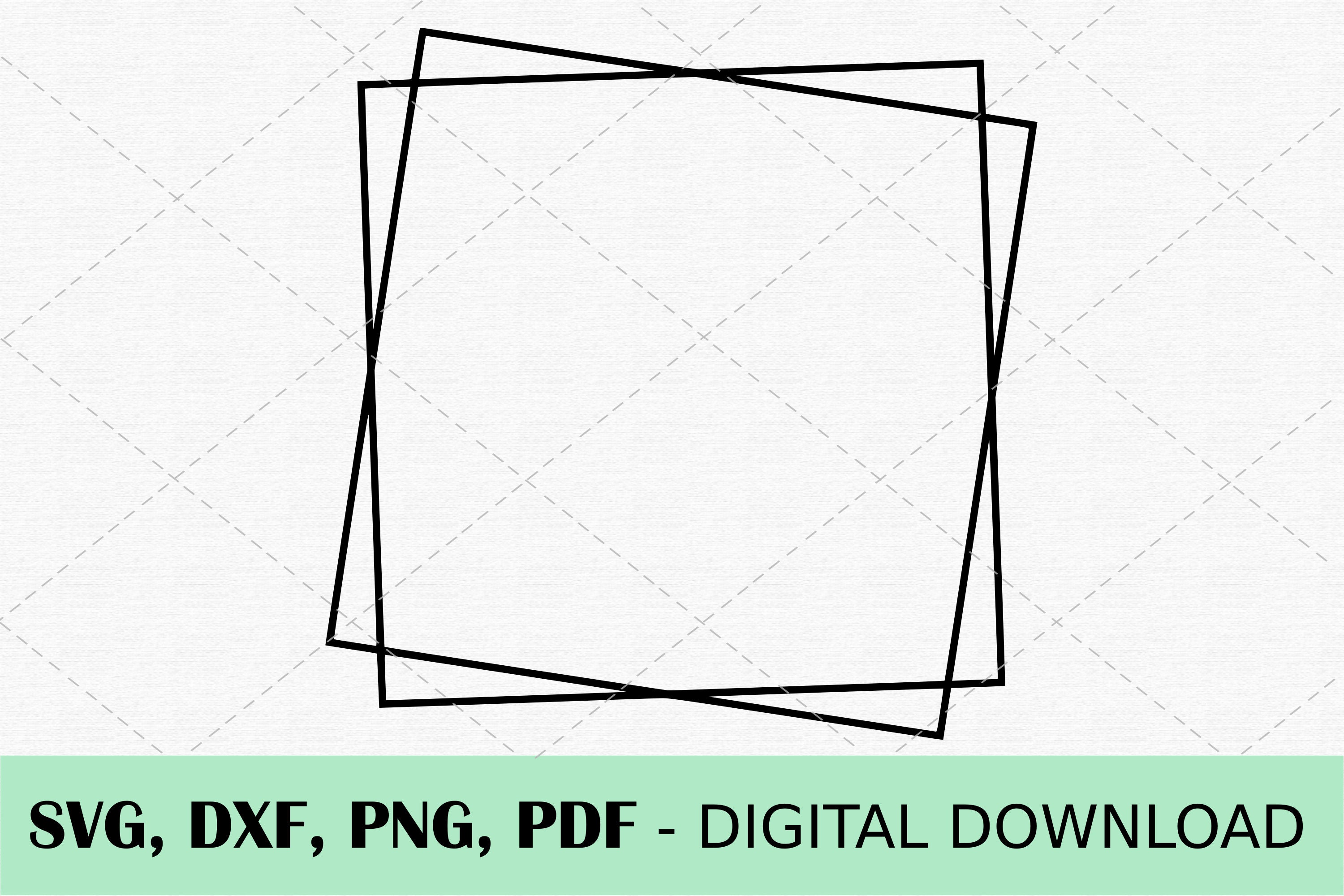 Square Frame Svg Bundle Digital Download Svg Dxf Png Pdf - Etsy
