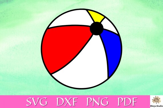 Beach Ball Svg Summer Svg Digital Download Svg Dxf Png - Etsy