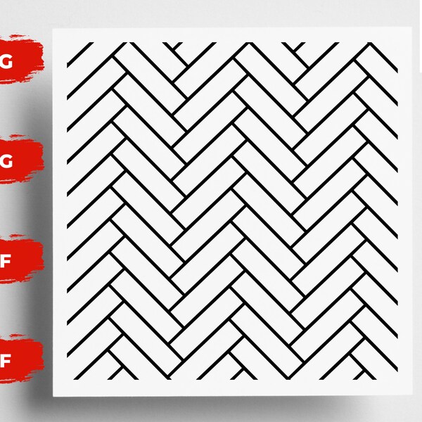 Herringbone Pattern Svg - Etsy