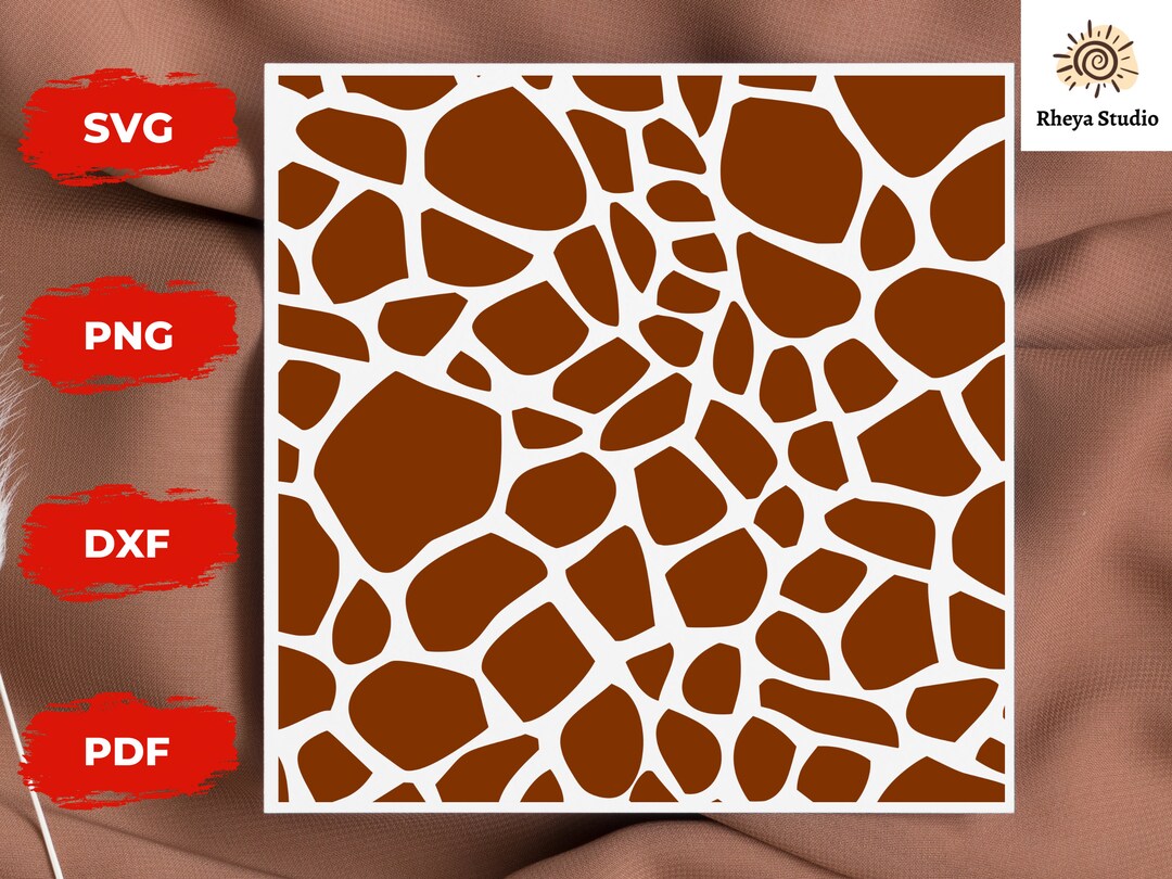 Giraffe Pattern Svg Giraffe Spots Svg Digital Download Svg - Etsy