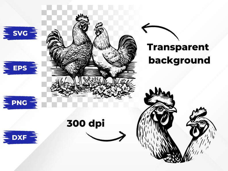 235 Chicken SVG Bundle, Chicken Vector, Hen Vector, Chicken PNG ...