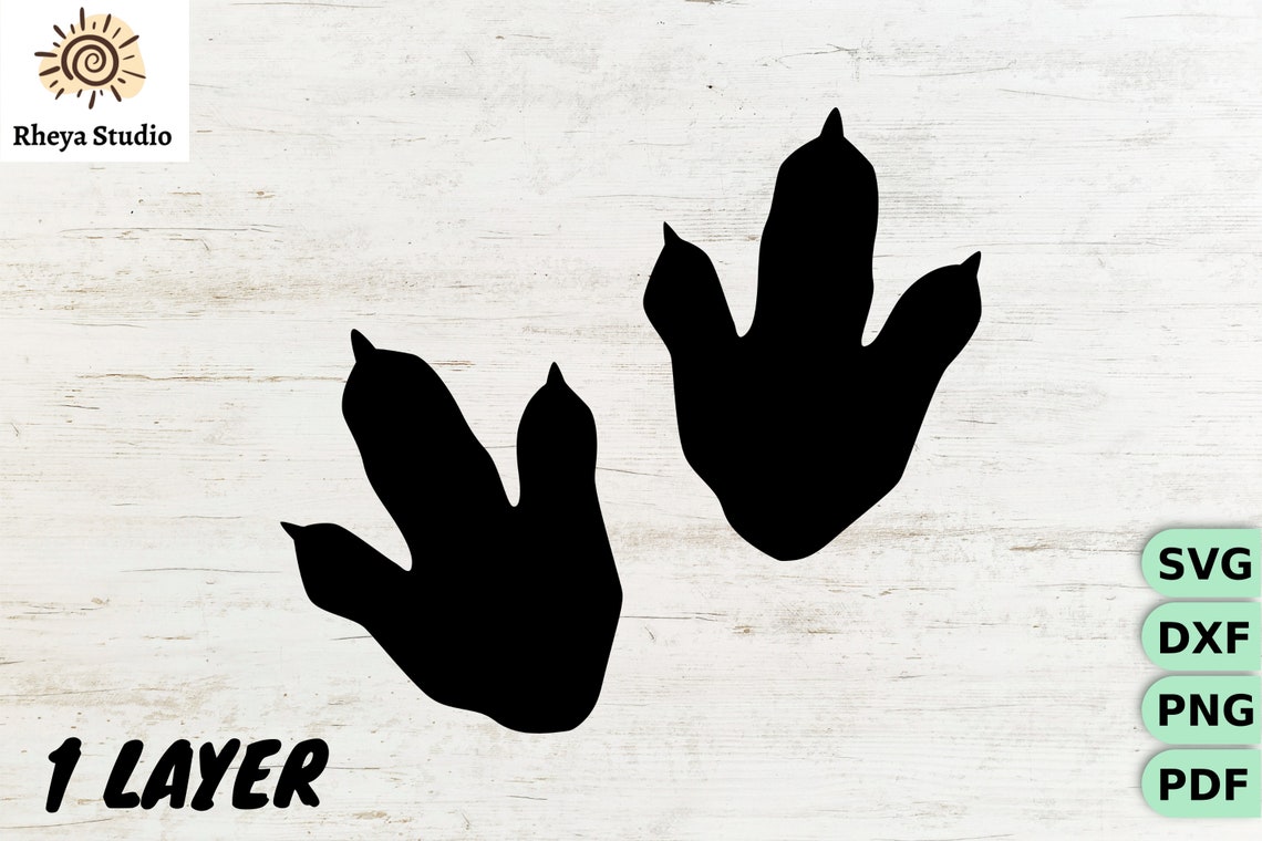 Dinosaur Footprints Svg, Dinosaur Svg - Digital Download Svg, Dxf, Png ...