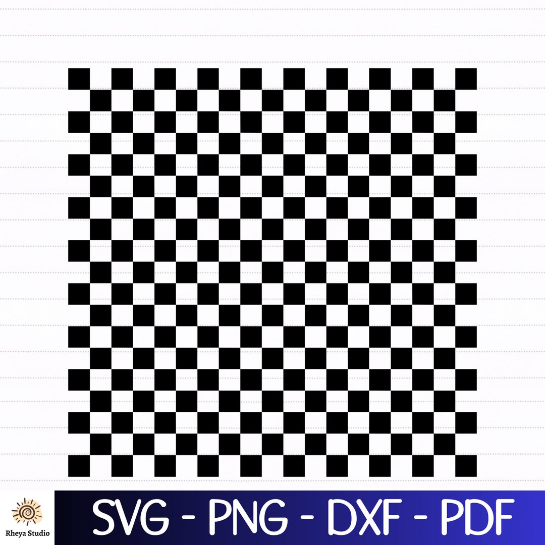 Checkered Pattern Svg, Checker Bord Svg Digital Download Svg, Dxf, Png ...