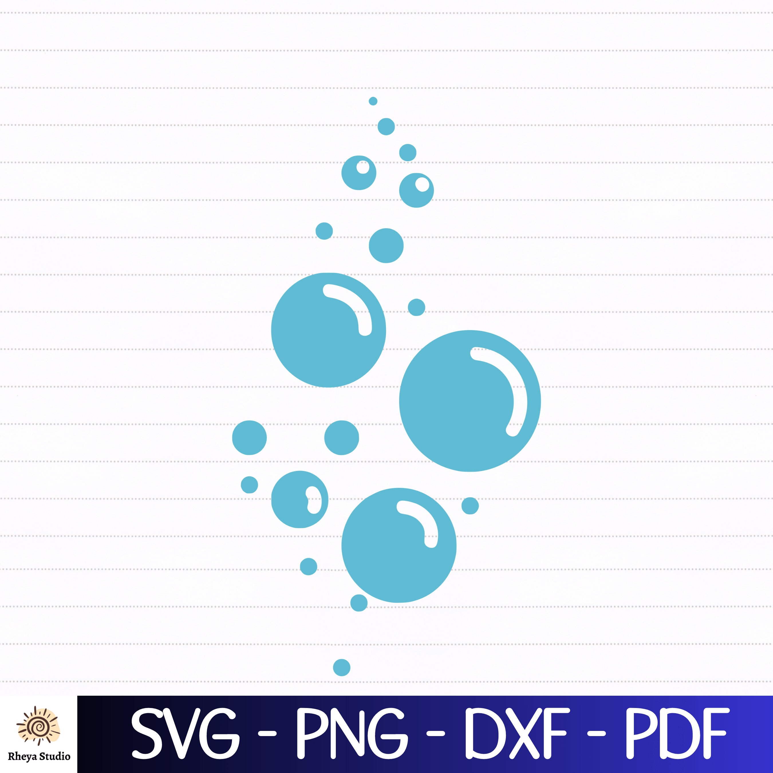 Burbujas svg descarga digital svg dxf png pdf - Etsy México