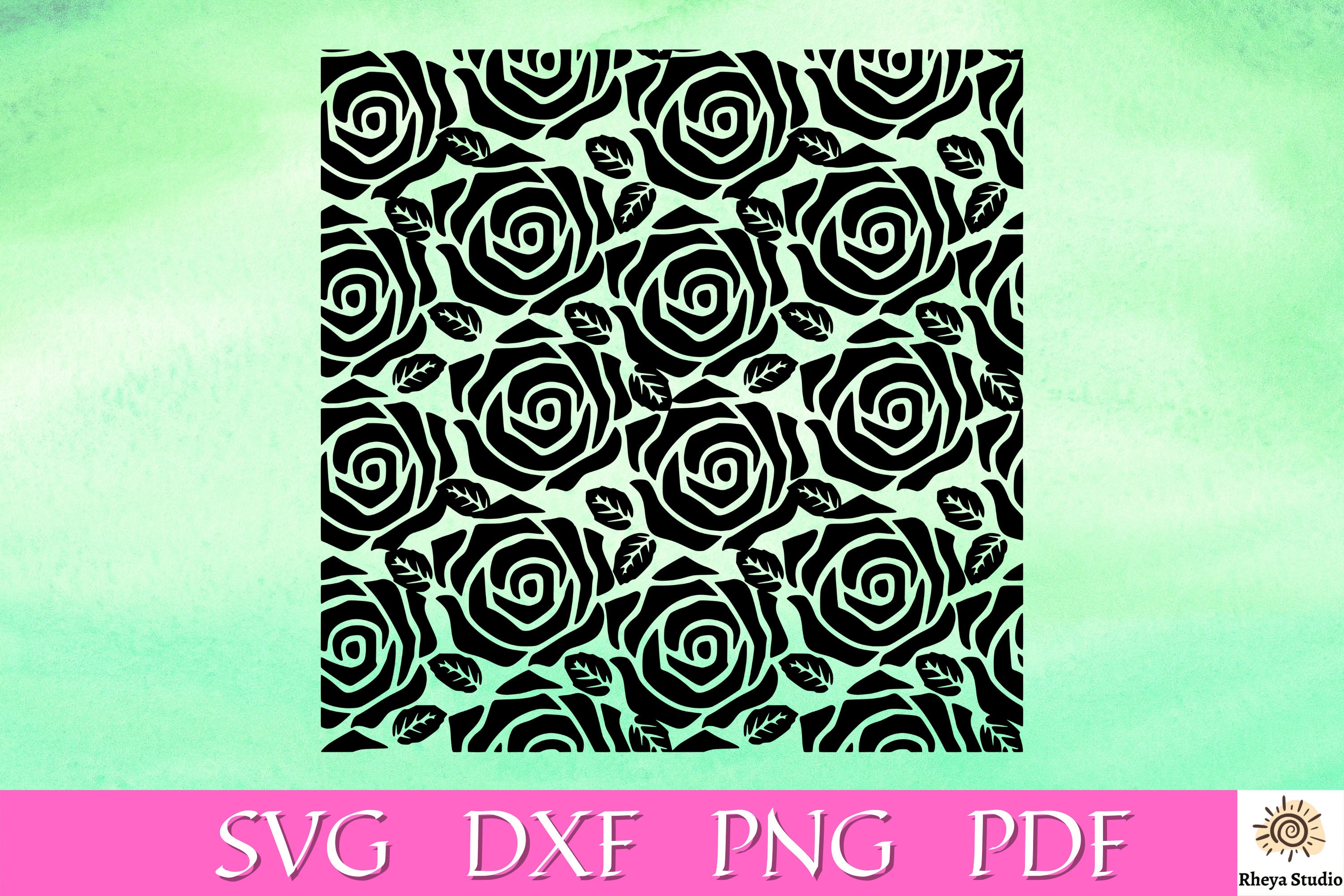 Floral Pattern Svg Flower Pattern Svg Digital Download Svg - Etsy
