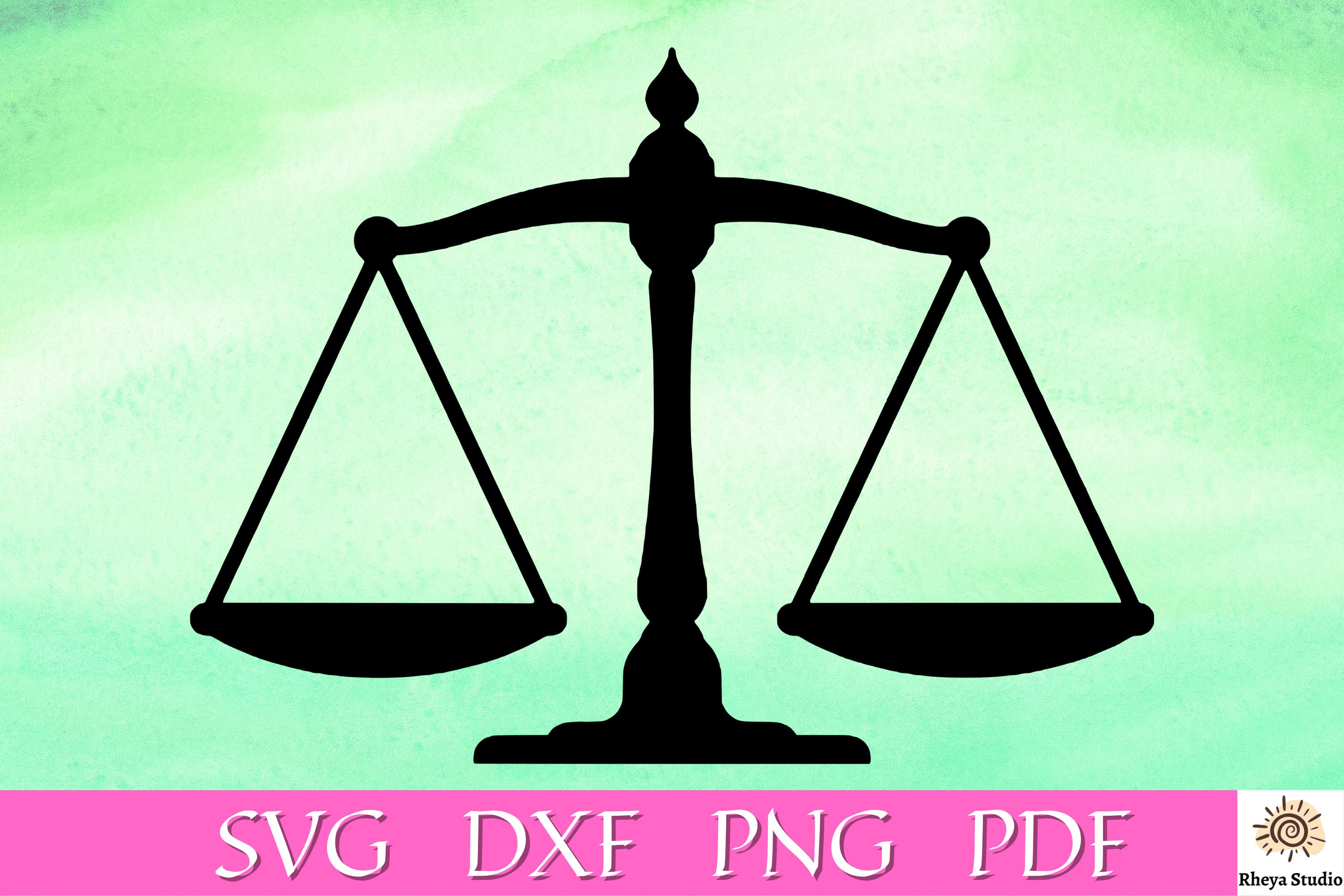 Scales of Justice Svg Scales Svg Lawyer Svg Judge Svg - Etsy