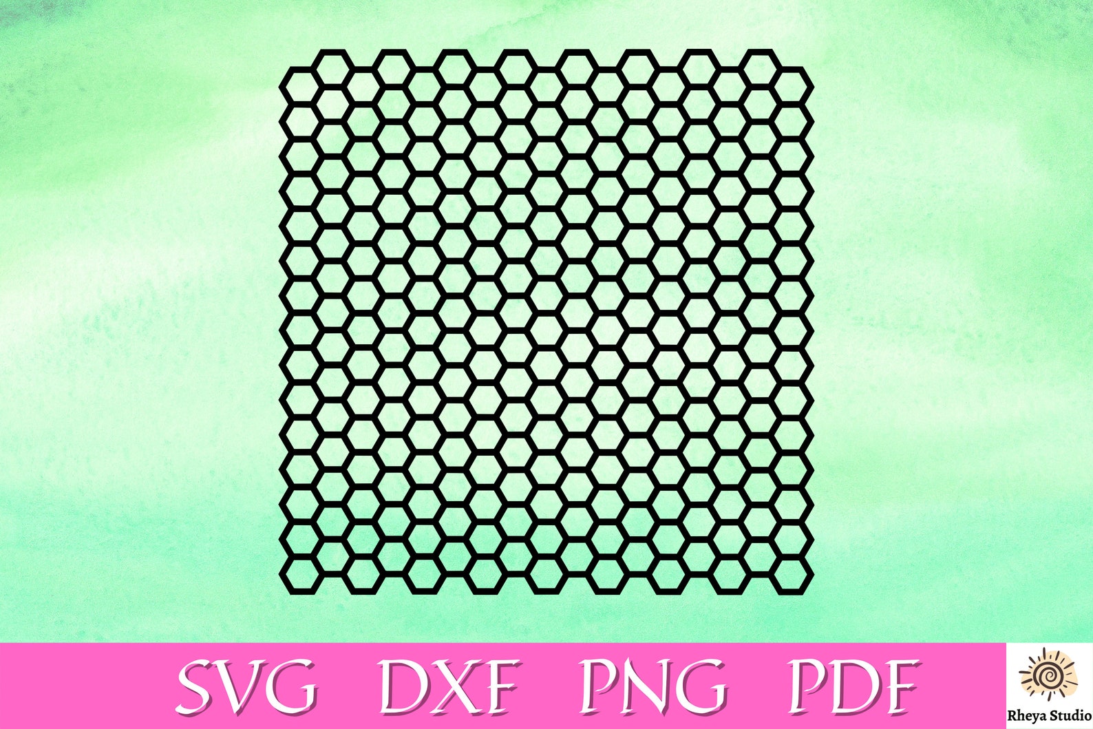 Honeycomb Pattern Svg - Digital Download Svg, Dxf, Png, Pdf, Beecomb ...