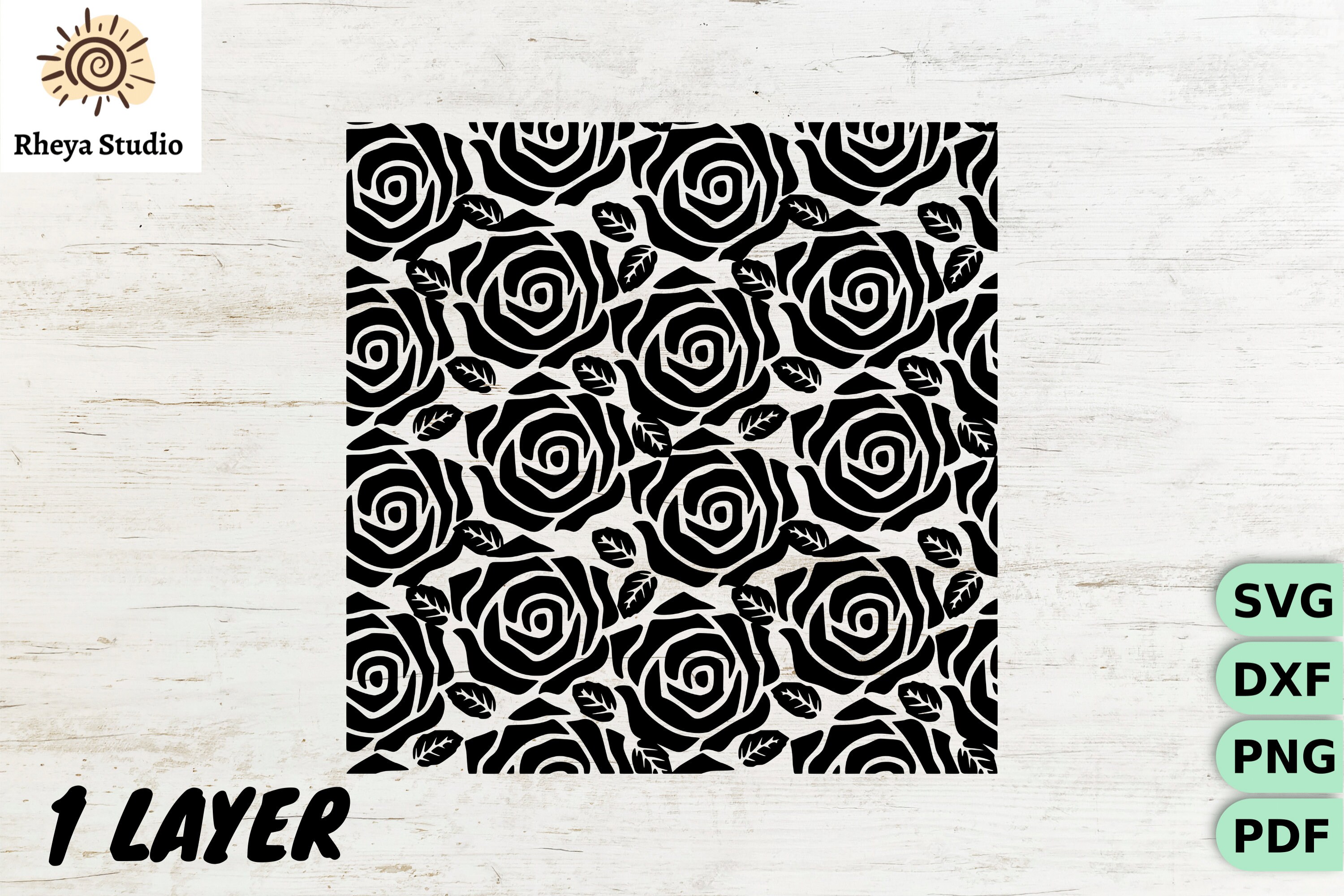 Floral Pattern Svg Flower Pattern Svg Digital Download Svg - Etsy