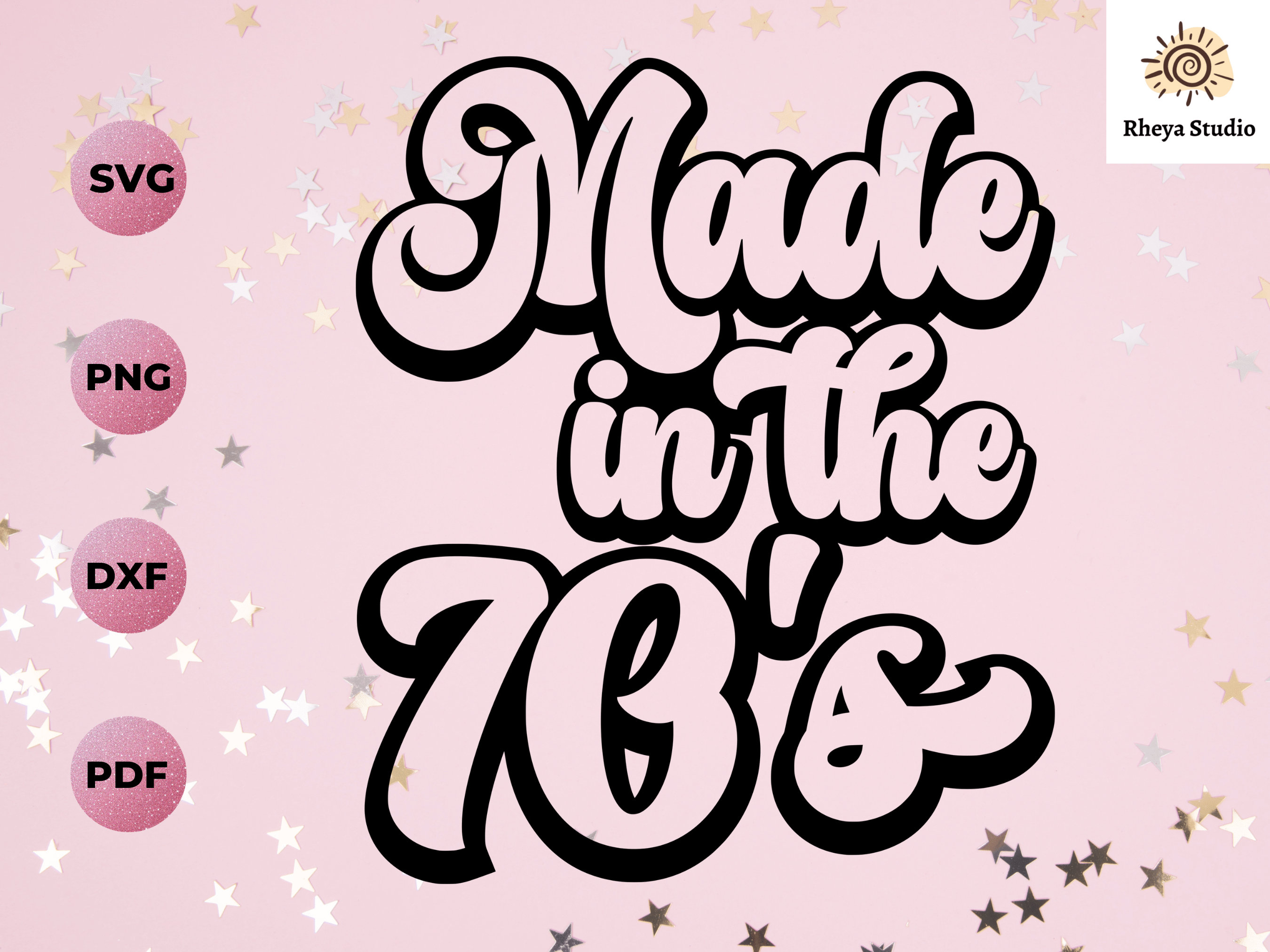 Made in the 70's Svg, Retro Svg, 70's Baby Svg - Digital Download Svg ...