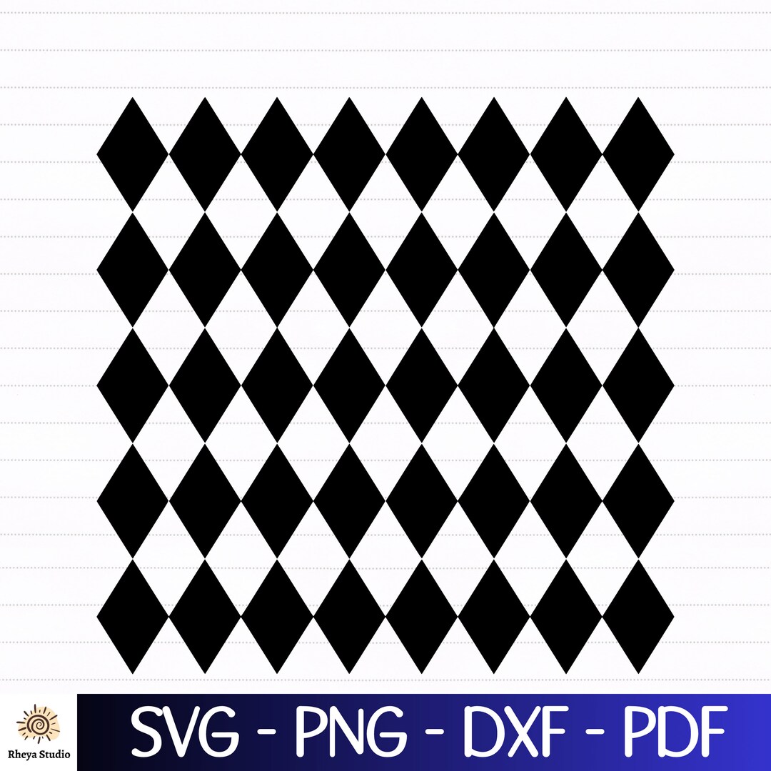 Argyle Pattern Svg, Geometric Pattern Svg Digital Download Svg, Dxf ...