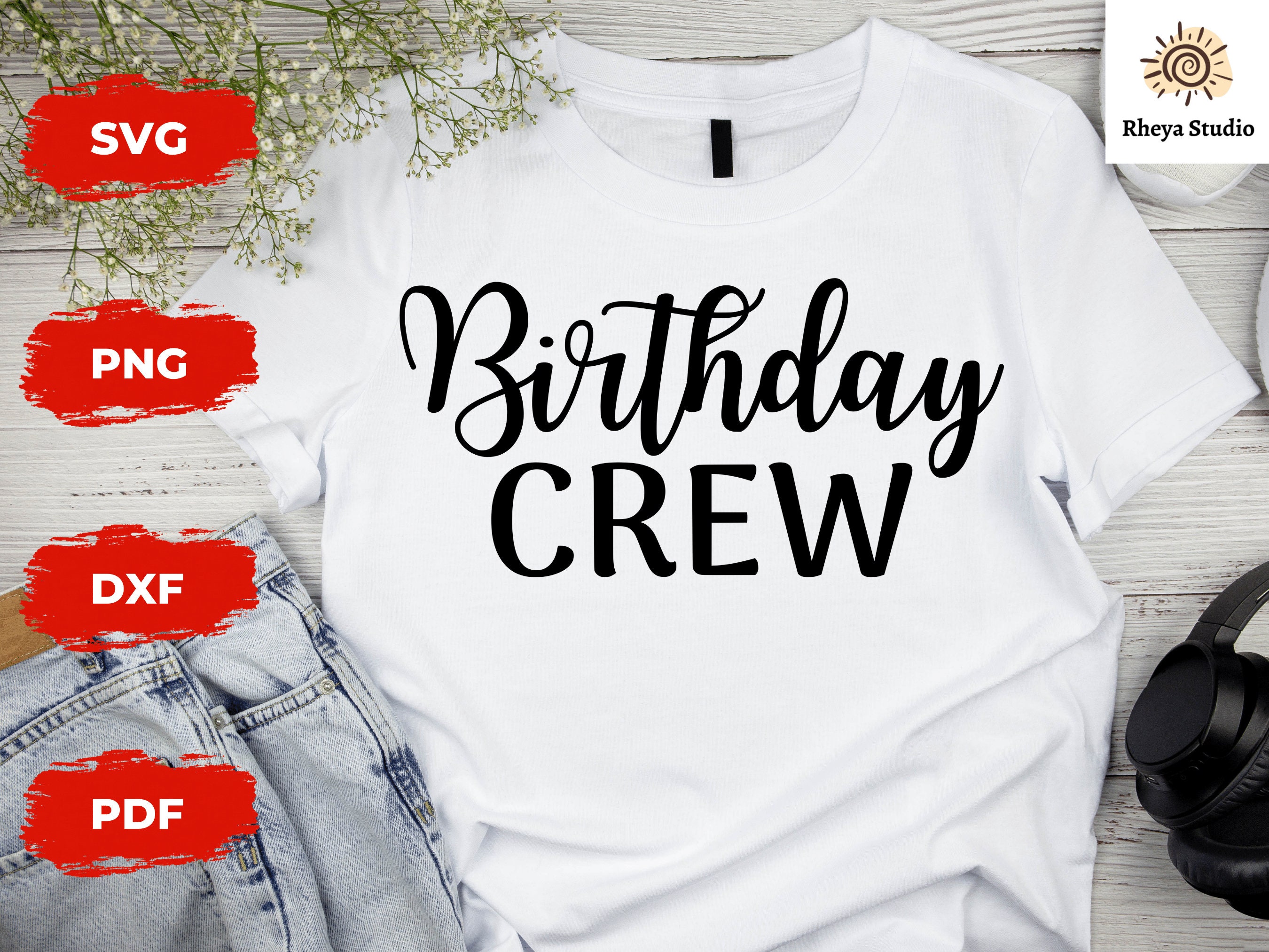 Birthday Crew Svg Happy Birthday Svg Birthday Party Svg - Etsy