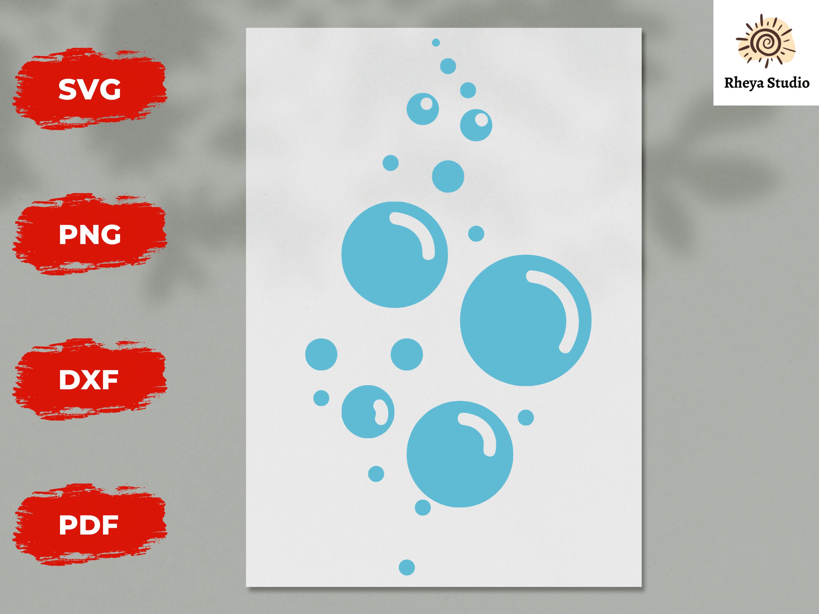 Burbujas svg descarga digital svg dxf png pdf - Etsy México