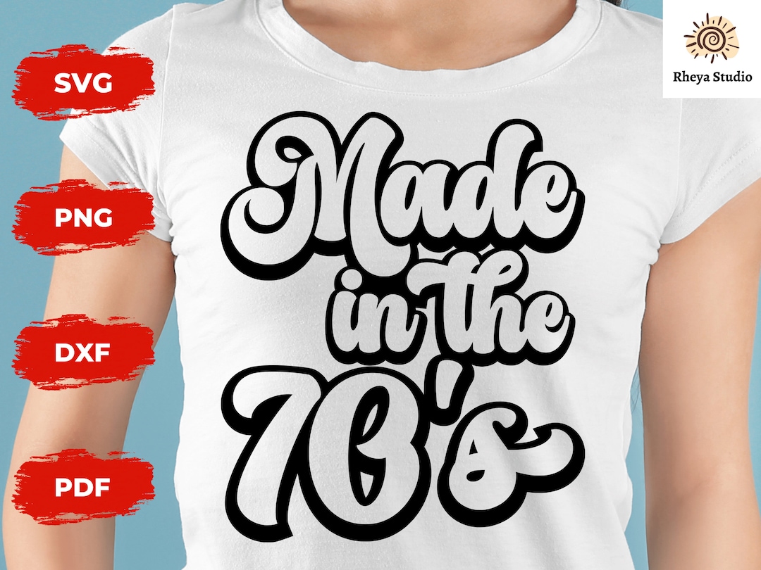 Made in the 70's Svg Retro Svg 70's Baby Svg - Etsy