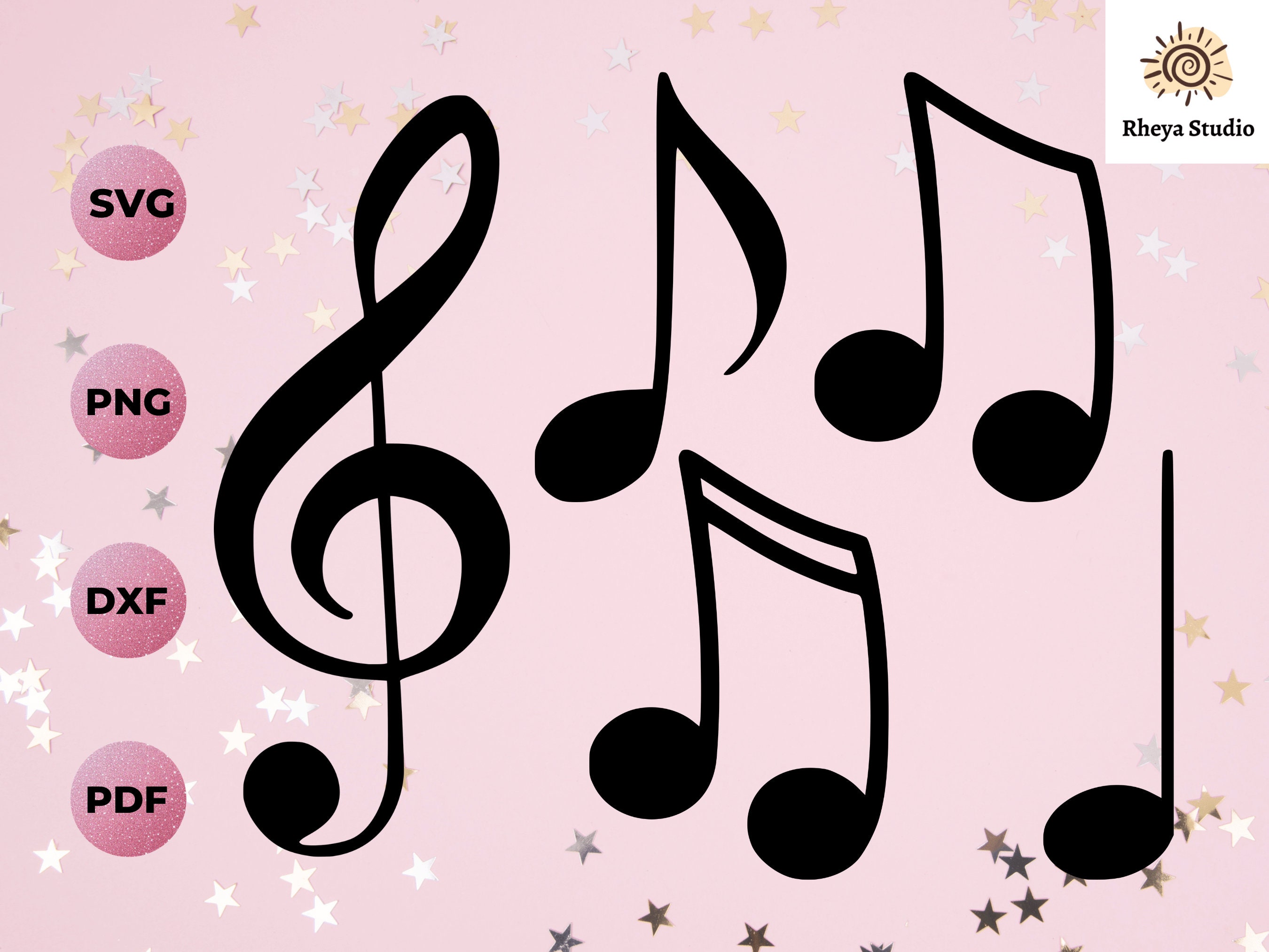 Musical Notes Svg Music Svg Notes Svg Digital Download - Etsy Canada