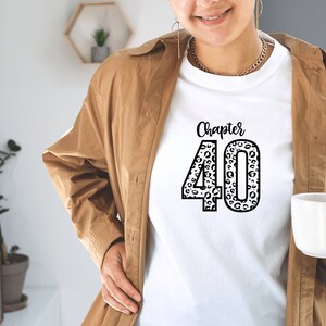 Leopard Chapter 40 Svg, 40th Birthday Svg, Forty Birthday Svg - Digital ...