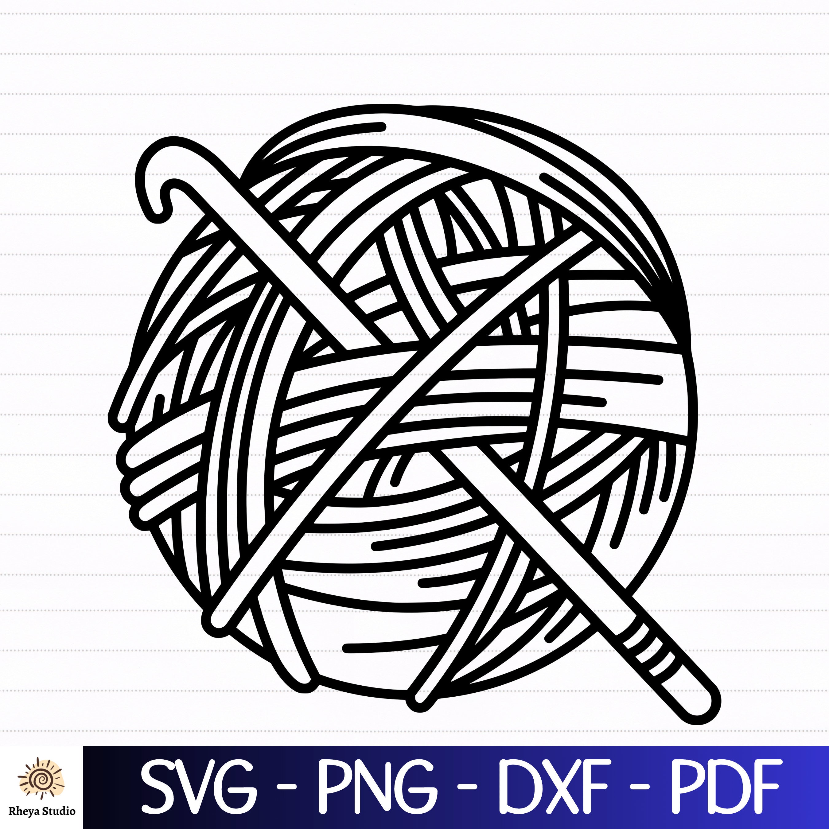 Yarn Ball svg Crochet svg Knitting svg descarga digital - Etsy España