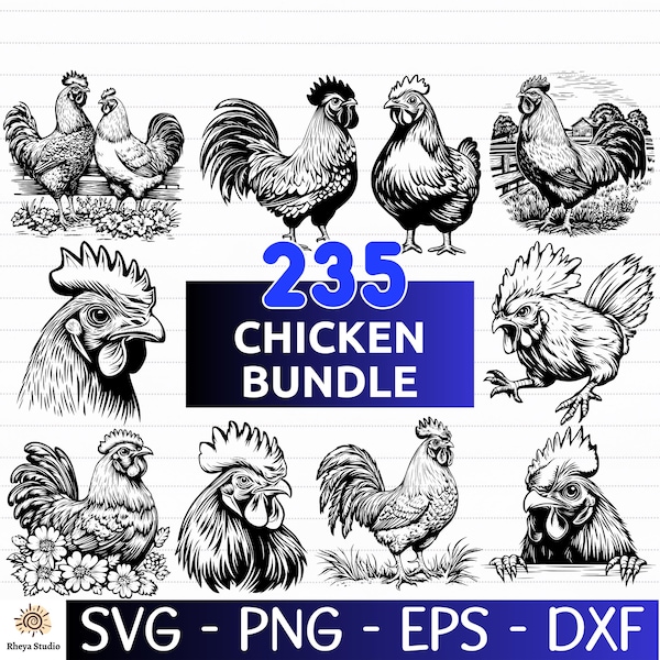 Chicken Svg - Etsy