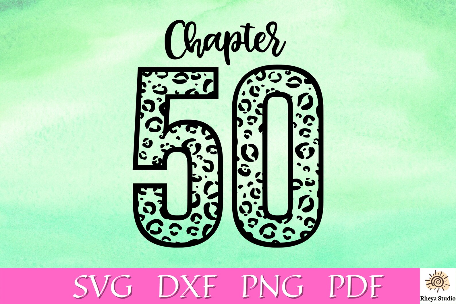 Leopard Chapter 50 Svg 50th Birthday Svg Fifty Birthday Svg - Etsy