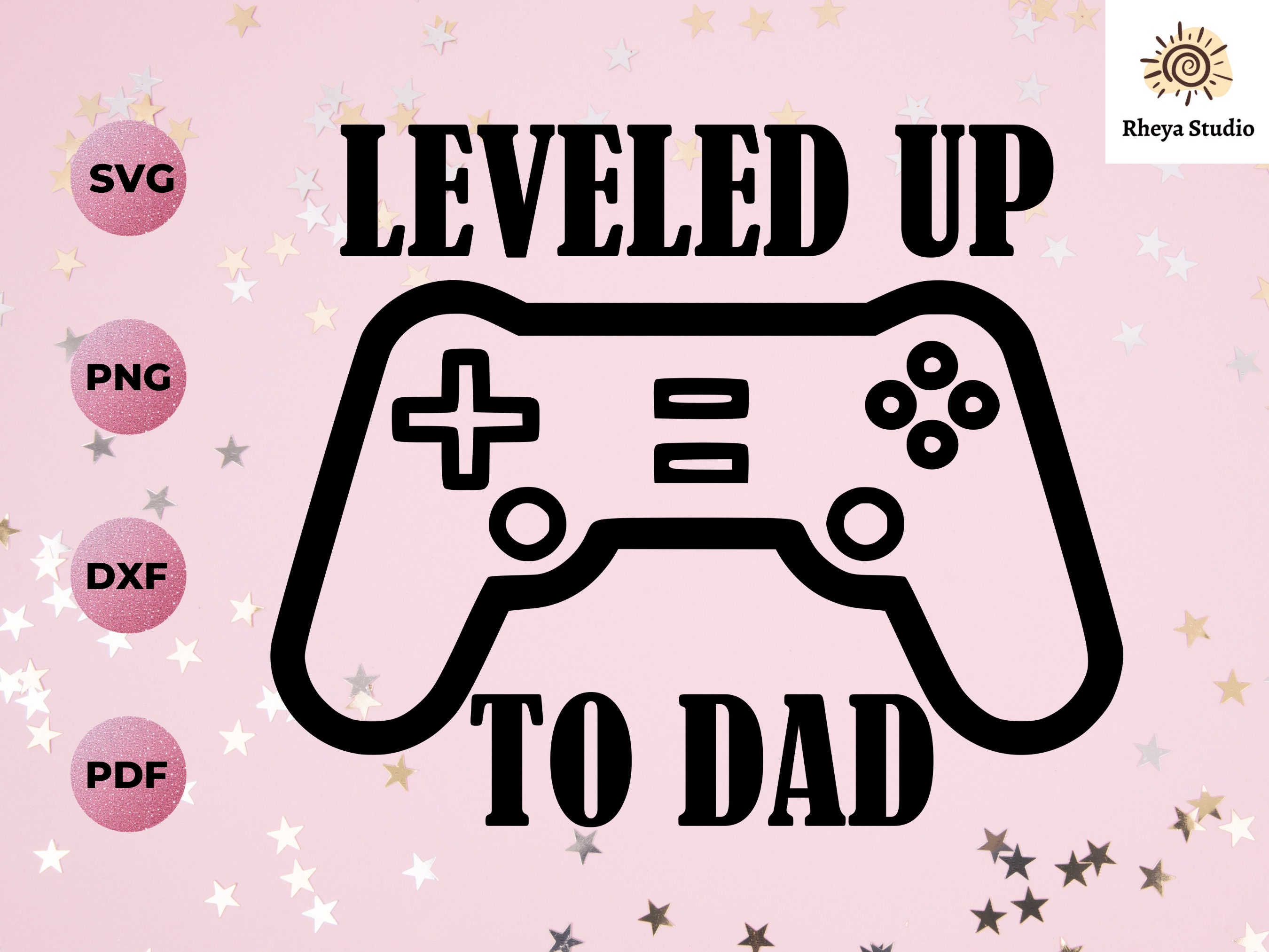 Leveled Up to Daddy svg neuer Dad svg neuer Daddy svg - Etsy.de
