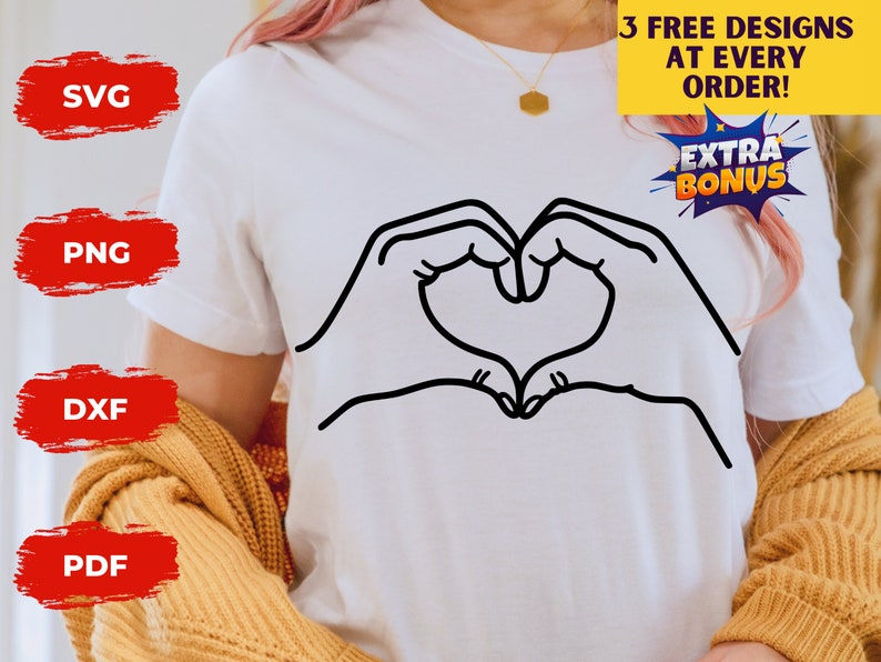 Heart Hands Svg Love Hands Svg Heart Sign Svg Digital - Etsy