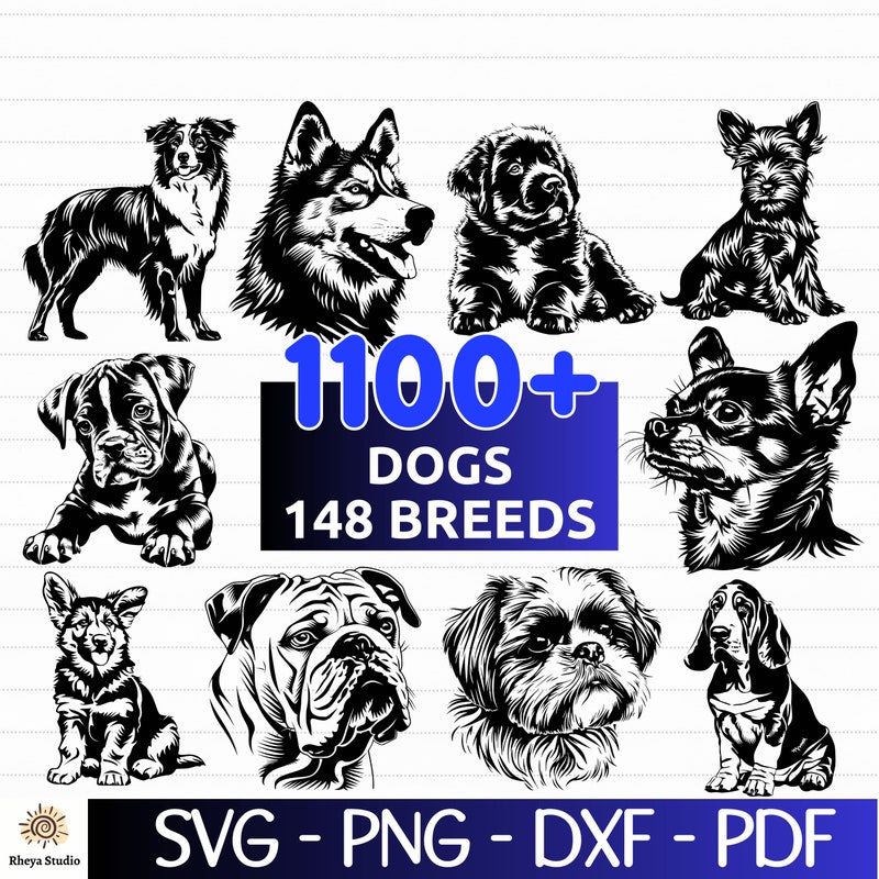 Dog Svg - Etsy