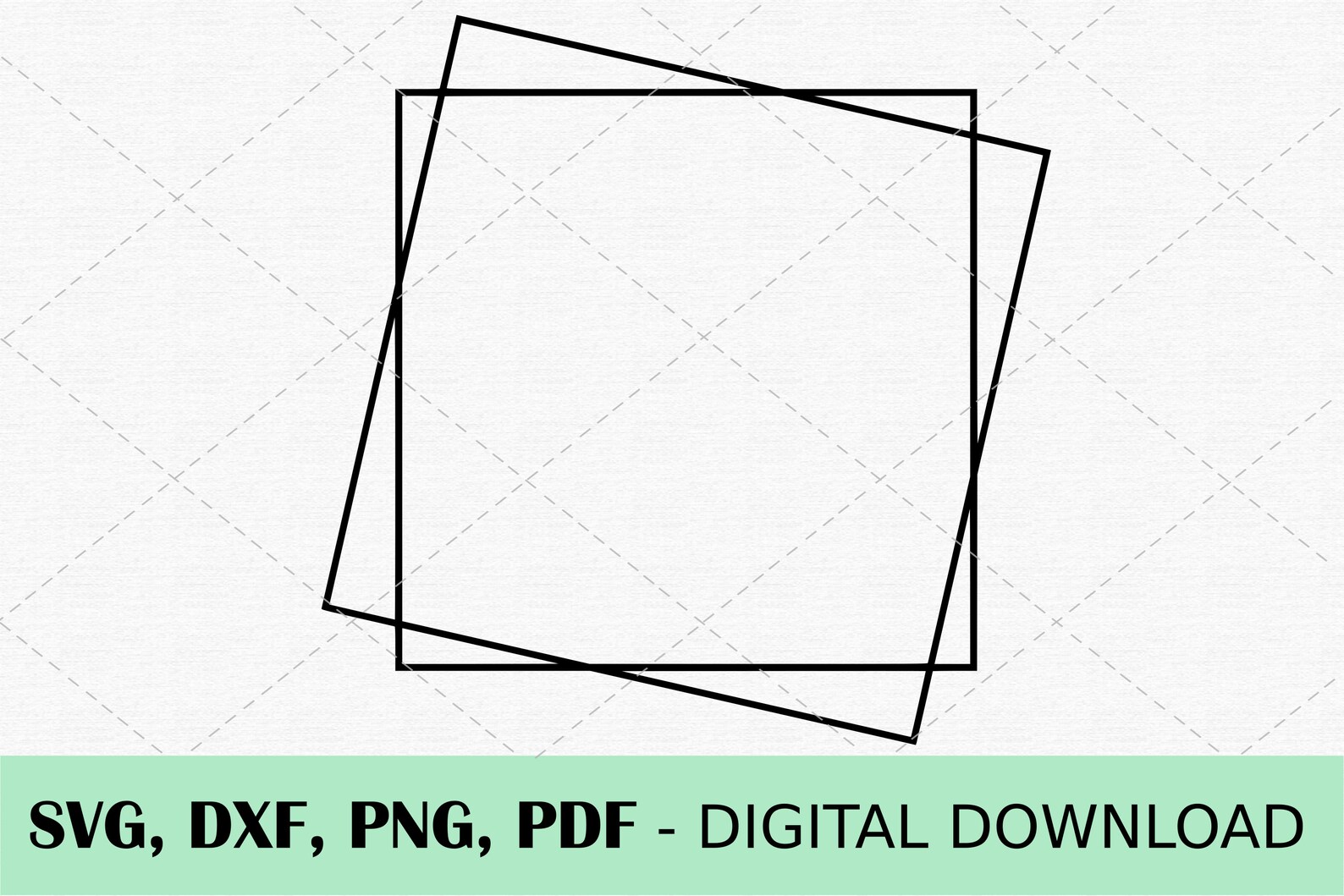 Square Frame Svg Bundle Digital Download Svg Dxf Png Pdf - Etsy