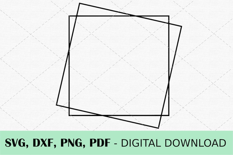 Square Frame Svg Bundle Digital Download Svg Dxf Png Pdf - Etsy